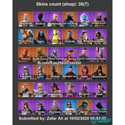 Fortnite Random Accounts of 30-50 Skins Guaranteed PC-Android-IOS ...