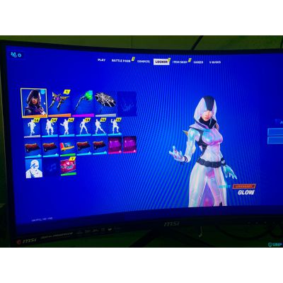 Glow Skin with Minty Pickaxe | Stacked Account | Full access | 100% ...