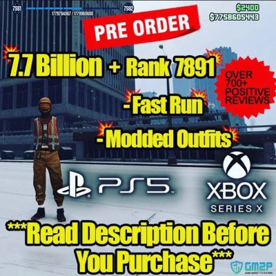 GTA 5 Modded Male Account For Xbox Series X/S, $7.7 billion $, level ...
